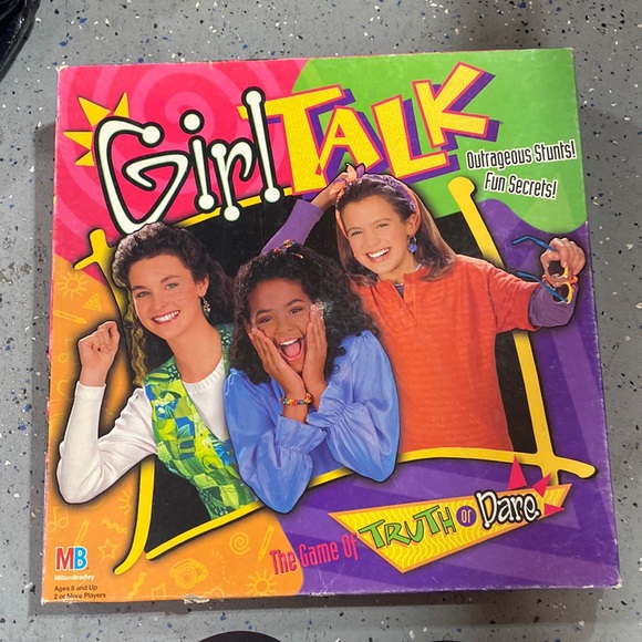 Milton Bradley | Toys | Vintage 988 Original Girl Talk Board Game ...